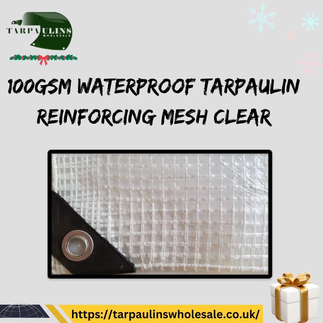 100GSM WATERPROOF TARPAULIN REINFORCING MESH CLEAR. - tarplin wholesale ...