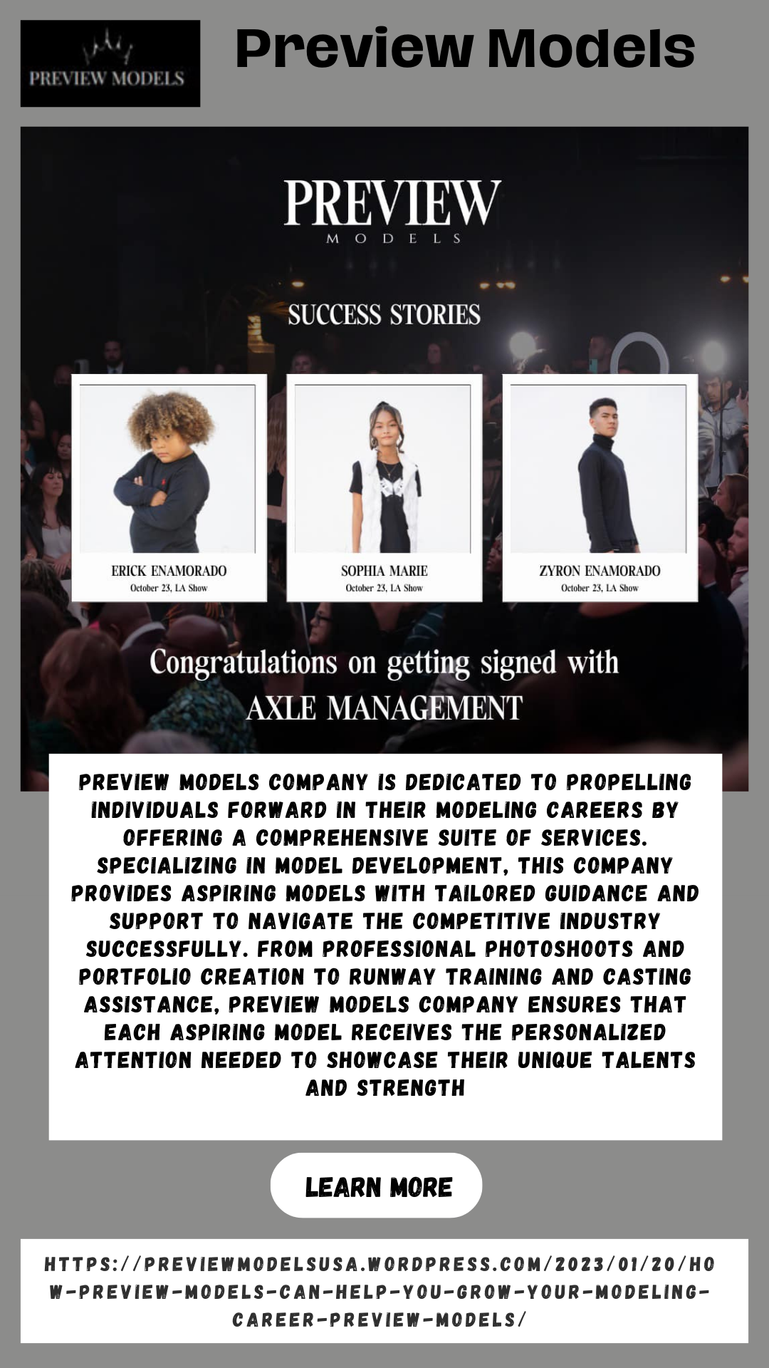 Preview Models: Why is It a Good Idea to Hire Models for Your Business ...