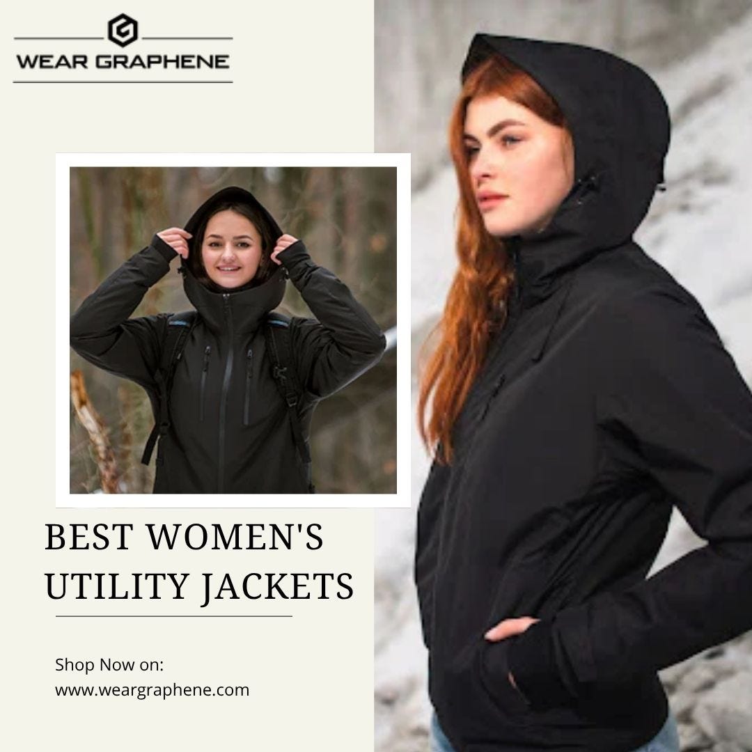 Best Women’s Utility Jackets with a Smarter Fabric - Weargraphene - Medium