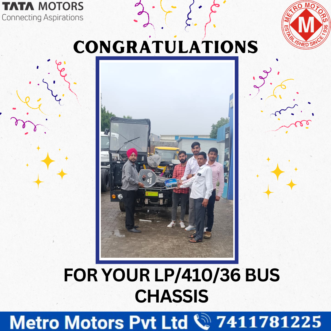 LP/410/36 BUS chassis - Metro motors Pvt Ltd - Medium