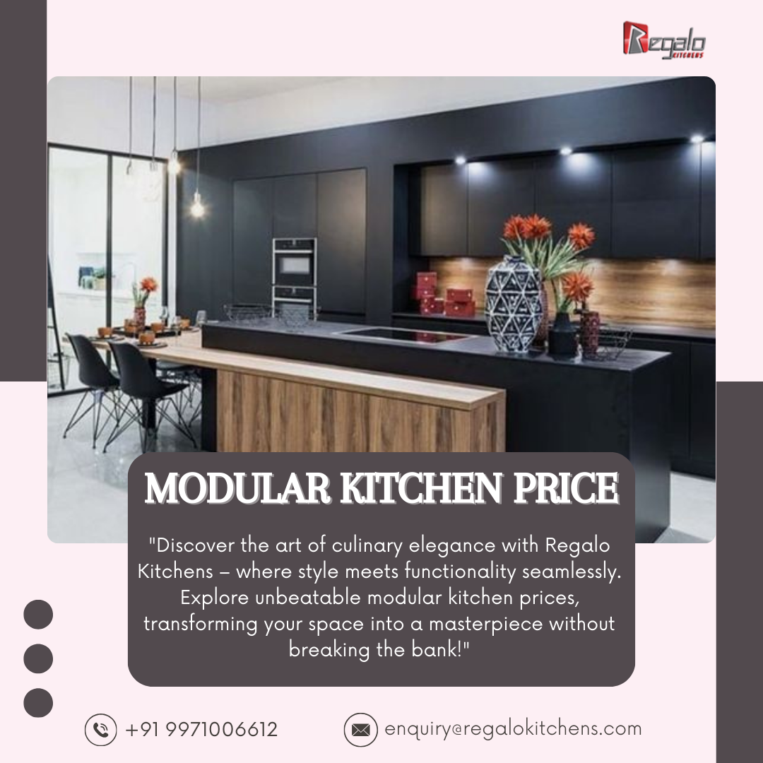Modular Kitchen Price | Regalo Kitchens - Regalo Kitchens - Medium