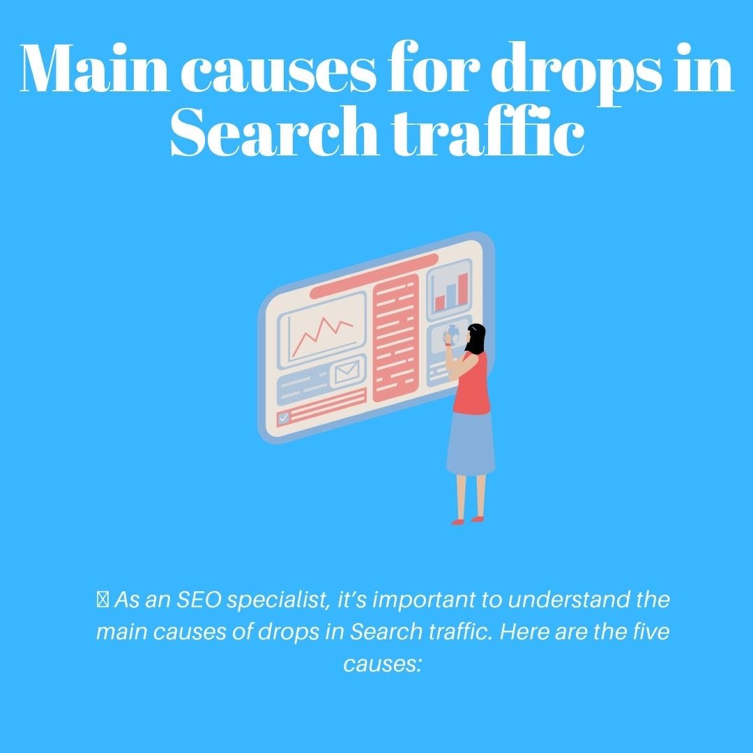 Main causes of drops in Search traffic | by Umair Simjee | Medium