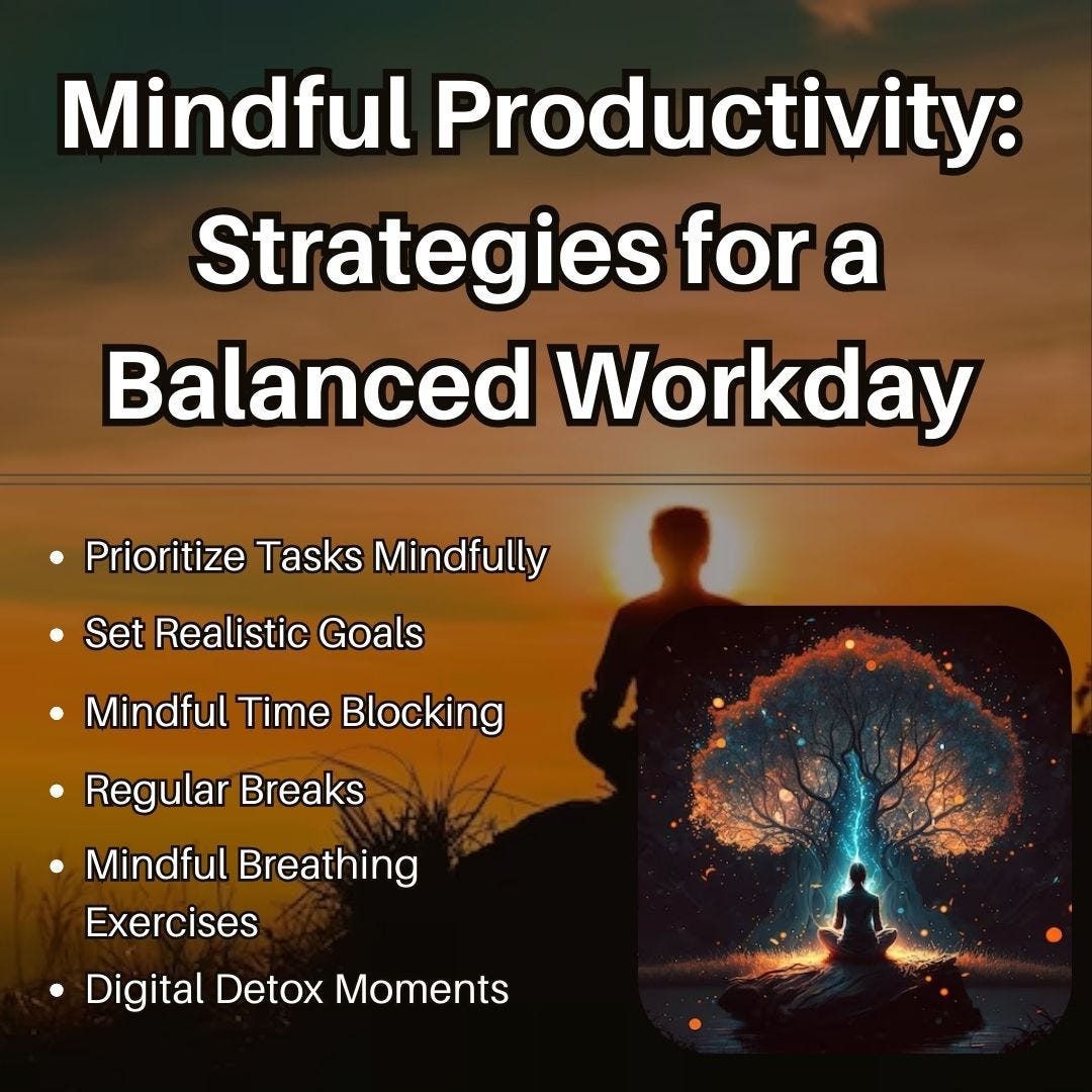Mindful Productivity: Strategies for a Balanced Workday | by Gary Douglas | Medium
