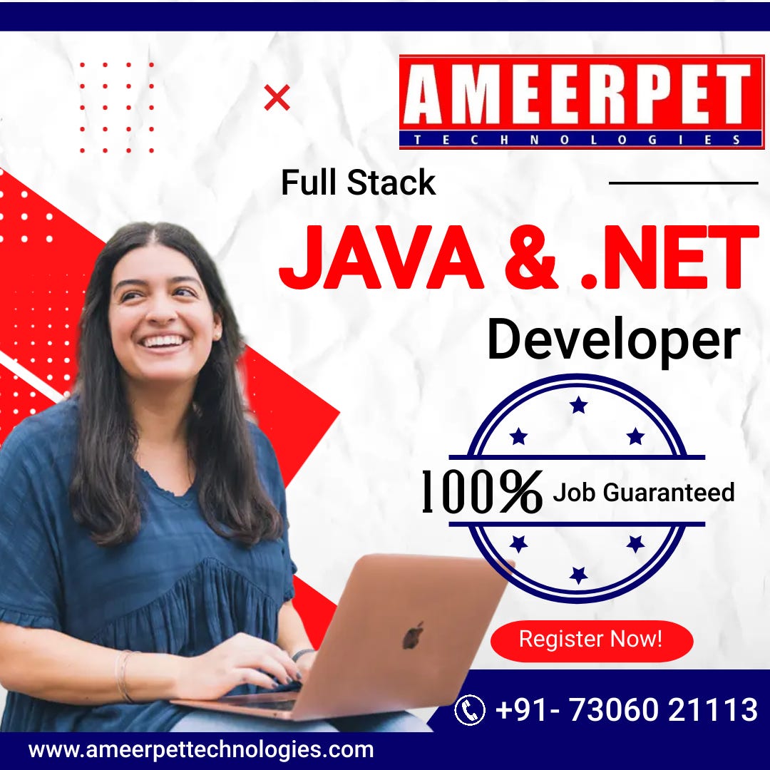 How to develop career success with this 4 months Full Stack Java | by Ameerpettechnologies | Medium