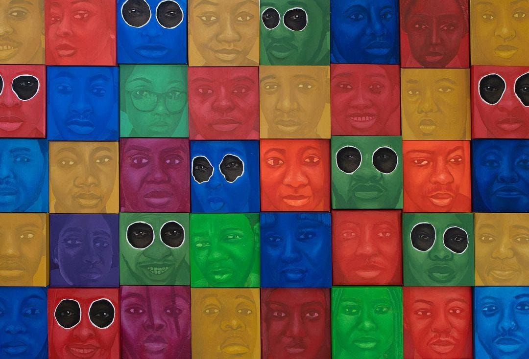 Ken Nwadiogbu hyper-realistic Art: The Journey Mercies, 2021, Acrylic ...