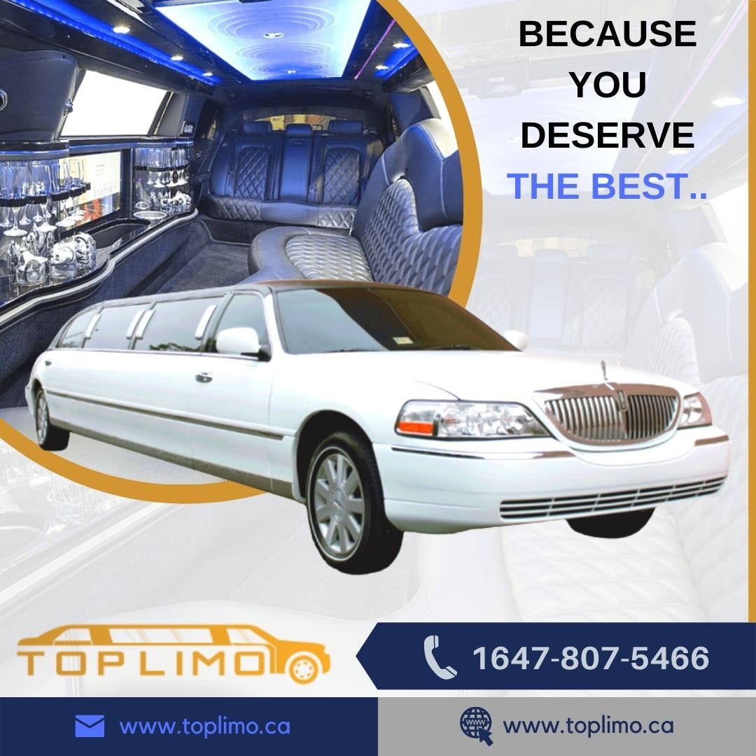 Welcome Limo Service Barrie to Toronto Canada | Top Limo - Top Limo ...