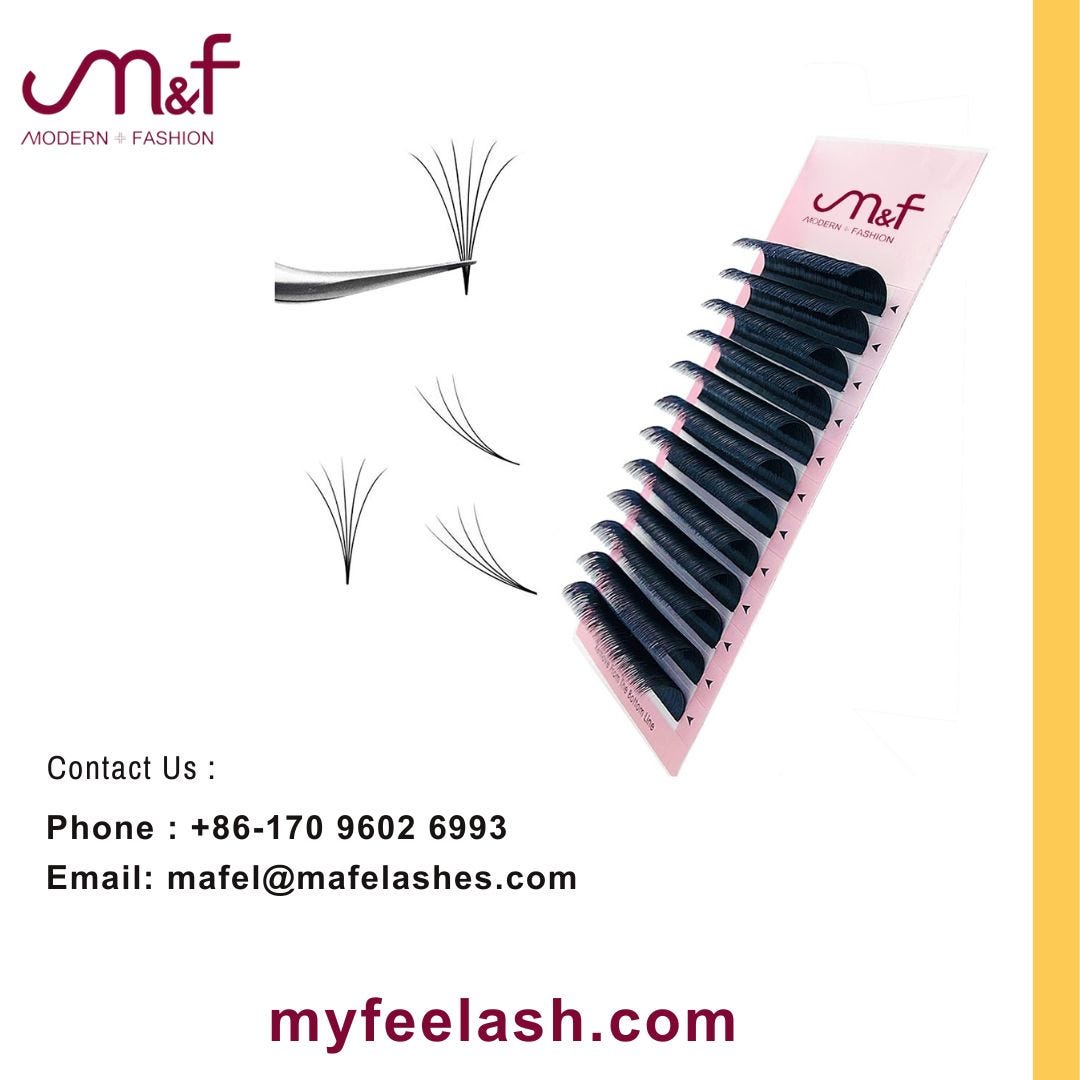 Easy Fan Lash Extensions - Myfeelash - Medium