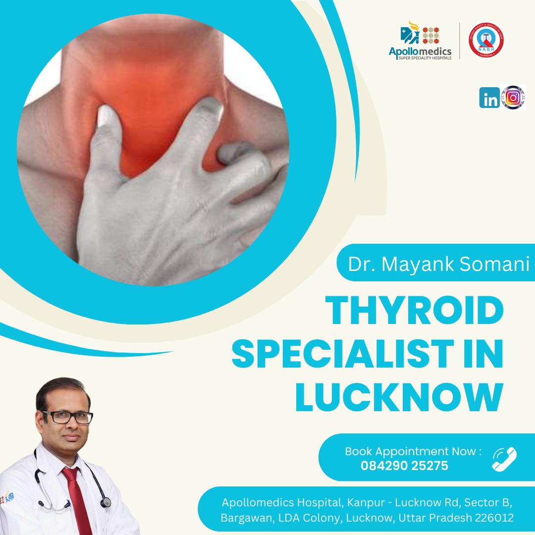 Best Endocrinologist Doctor in Lucknow-Dr. Mayank Somani | by Dr ...