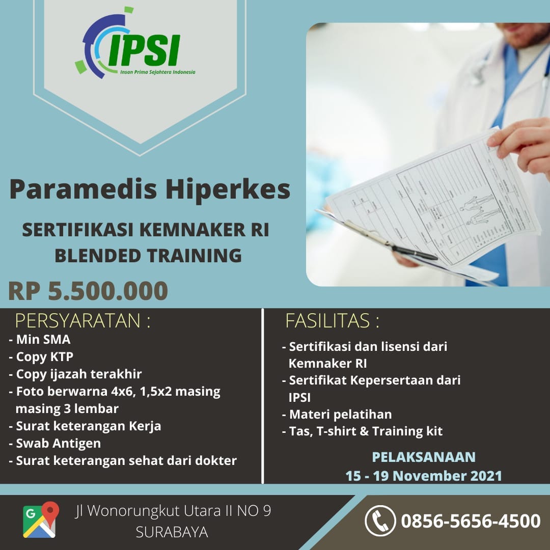 Paramedis Hiperkes - Forklift Pelatihan Operator - Medium