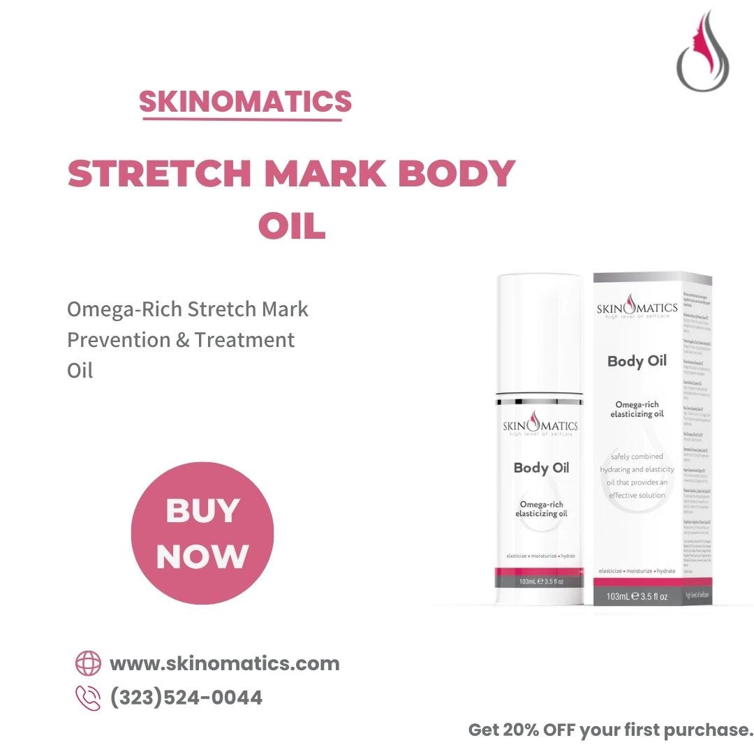 Buy Stretch Mark Treatment Oil- Skinomatics - Skinomatics - Medium