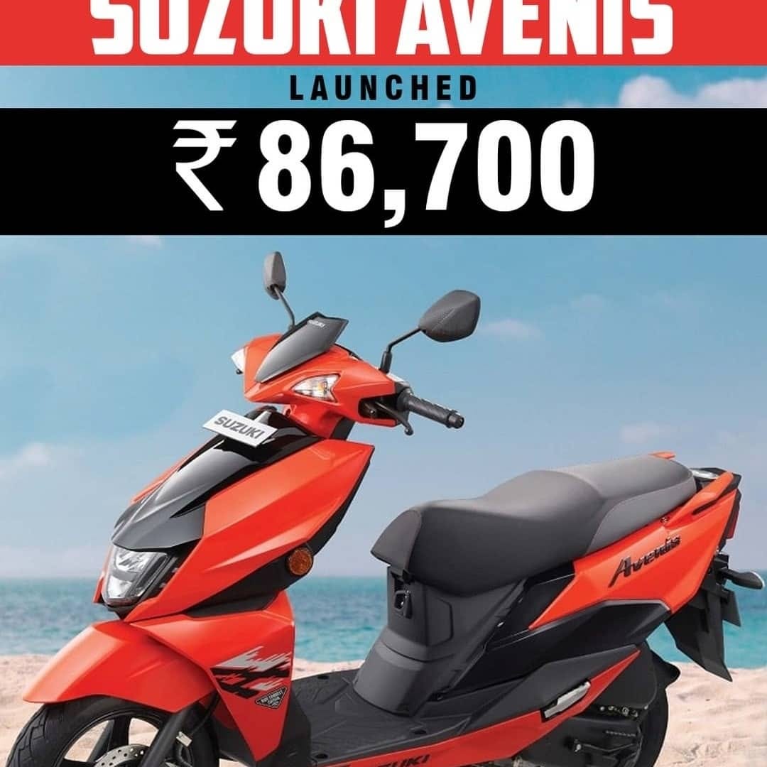 Suzuki Avenis 125 scooter launched price at RS 86,700. 125cc Engine ...