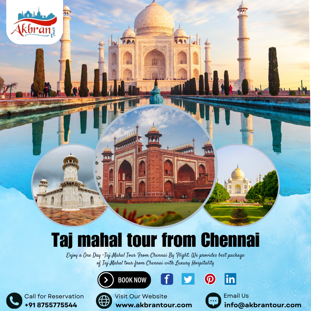Taj Mahal Tour From Chennai. As the plane soars above the clouds… | by ...