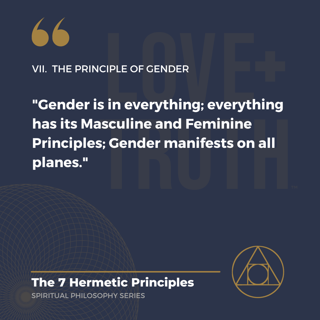 THE PRINCIPLE OF GENDER. The Principle of Gender is a fitting… | by ...