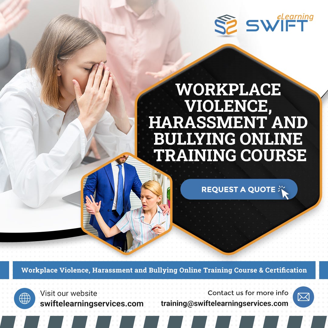 Workplace Violence and Harassment Training | by Todd Simpson | Jun ...