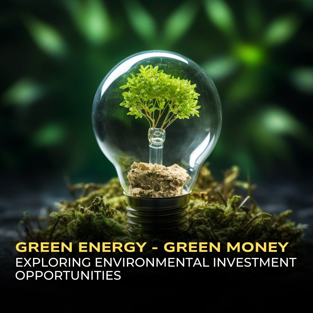 Green energy – green money: Exploring environmental investment ...