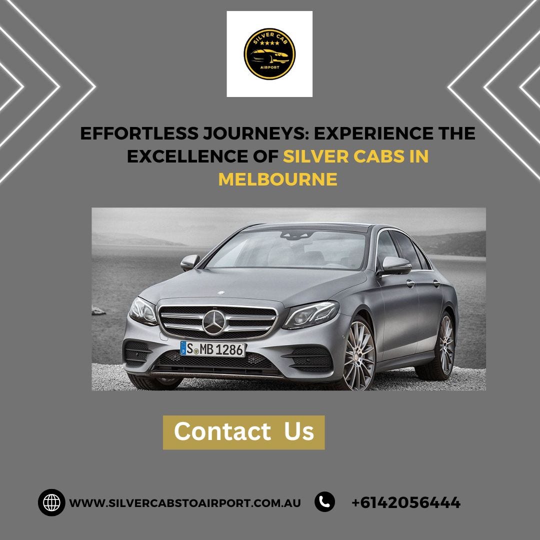 Effortless Journeys: Experience the Excellence of Silver Cabs in ...