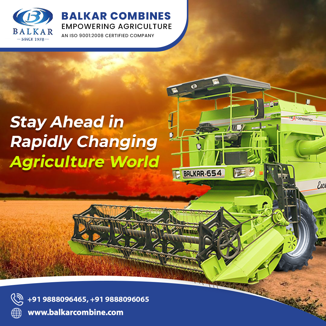 Simply Harvest Your Land with Balkar’s Combine Harvester - Balkar ...