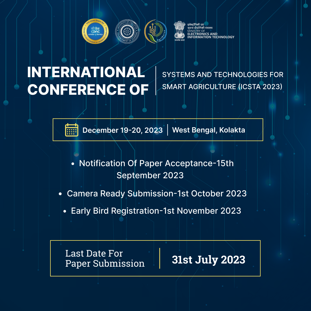 We organize International Conference on Systems and Technologies for ...