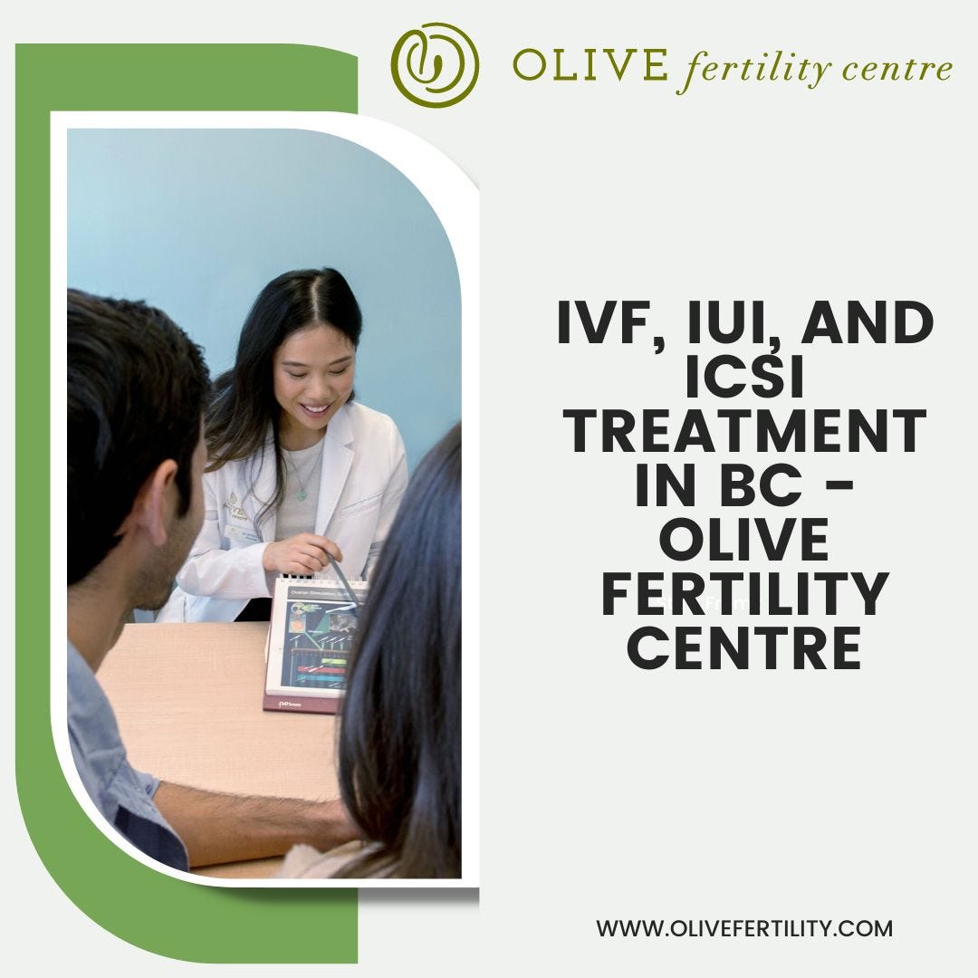 IVF, IUI, and ICSI Treatment in BC — Olive Fertility Centre - Olive ...