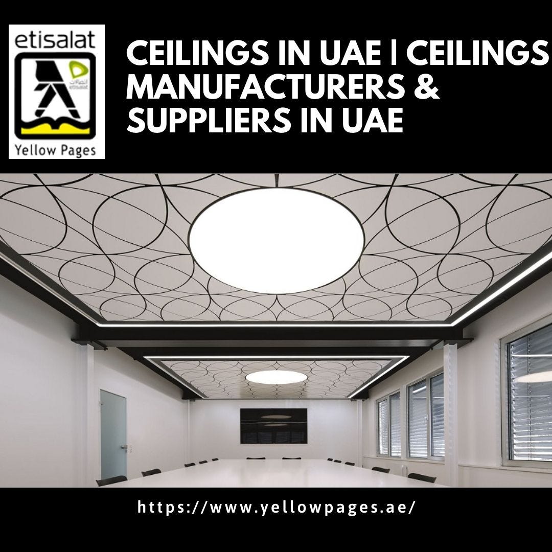 Ceilings in UAE | Ceilings Manufacturers & Suppliers in UAE ...