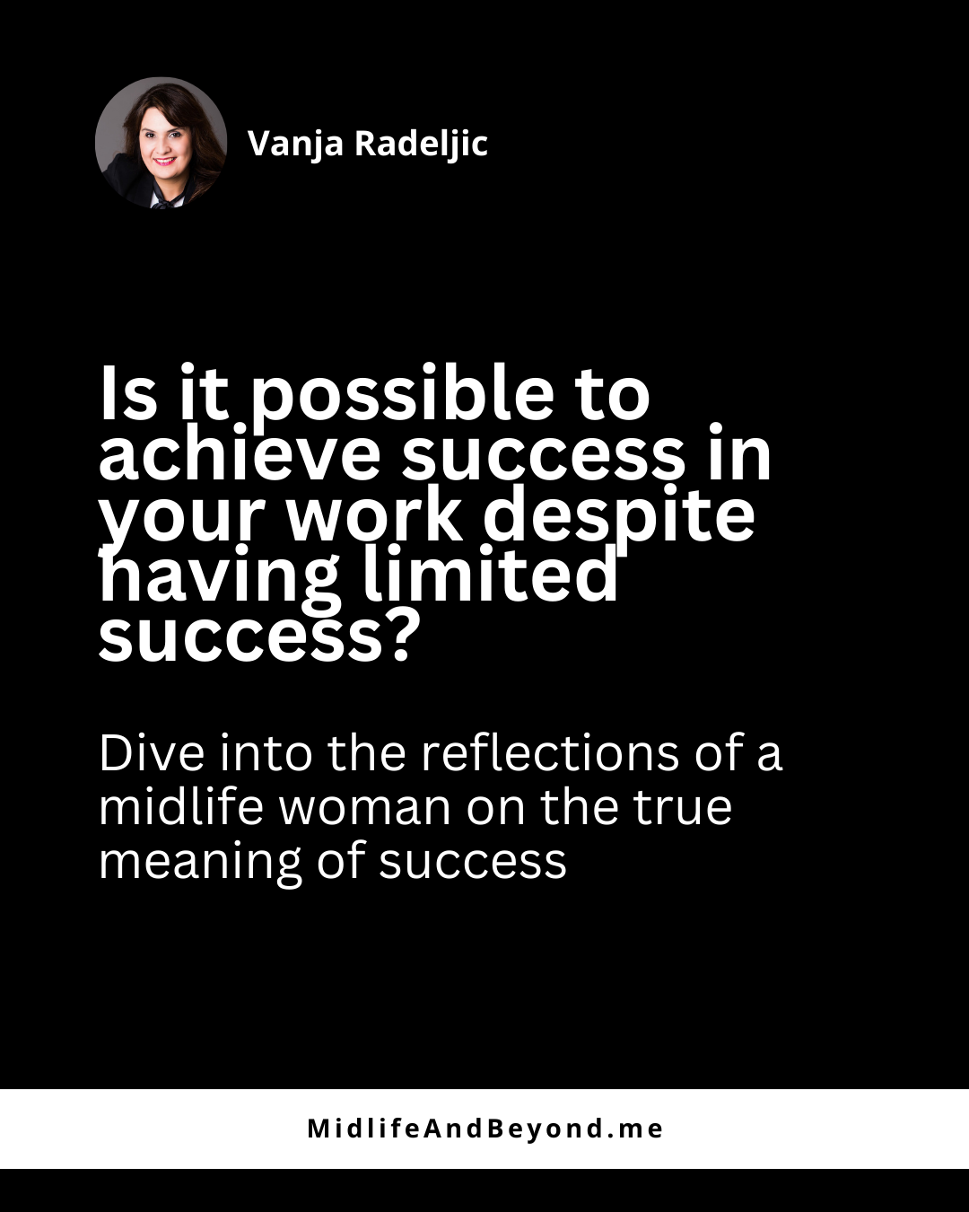 Is it possible to achieve success in your work despite having limited ...