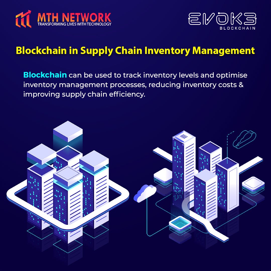 Blockchain in supply chain: Inventory management - Mthn coin - Medium