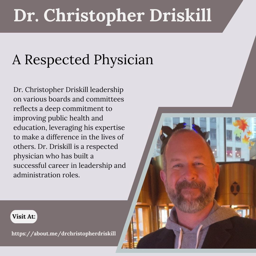 Dr. Christopher Driskill — A Respected Physician - Dr. Christopher ...