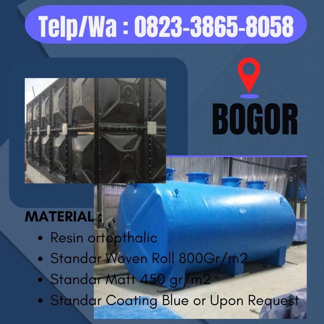 HP/WA : 0823–3865–8058, BERGARANSI ! Kontraktor Penyedia Tangki Air Bersih, Ground Water Tank ...