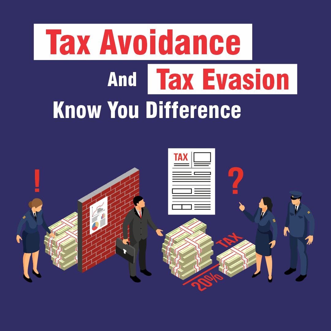Tax Avoidance And Tax Evasion: Know You Difference | by Adslither | Medium