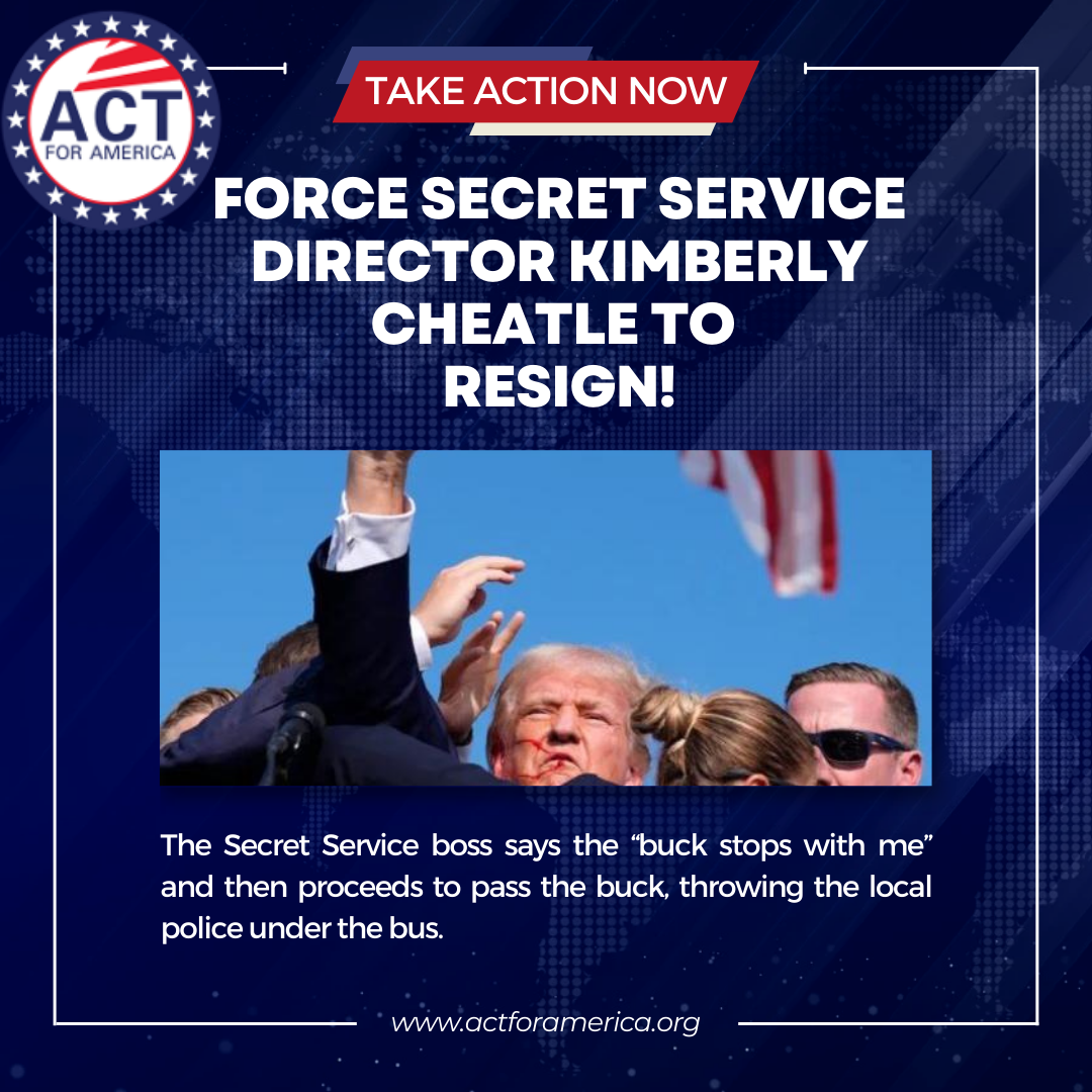 Force Secret Service Director Kimberly Cheatle to Resign! | Act for ...