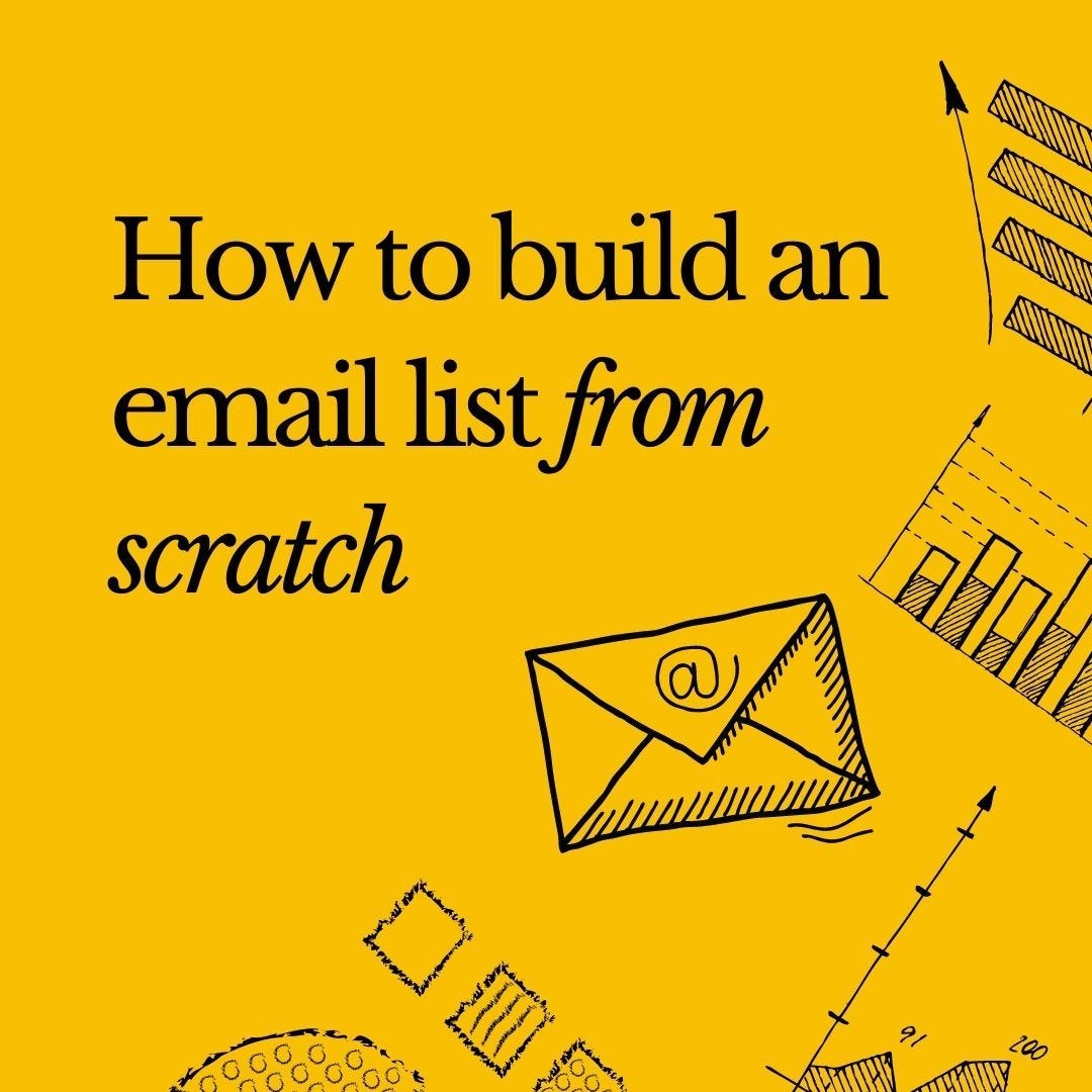 how to build an email list from scratch | by Radip2027 | Medium