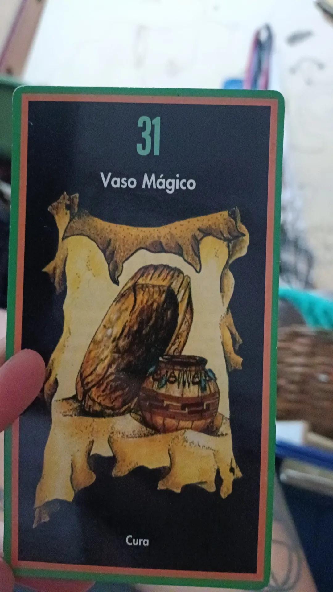 Magic vase is a card that brings good news about healing, the vase ...