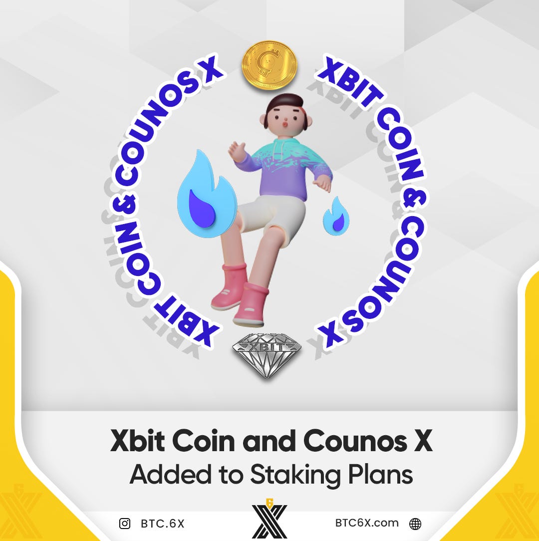 Xbit Coin and Counos X Added to Staking Plans. - PURCOW Exchange - Medium