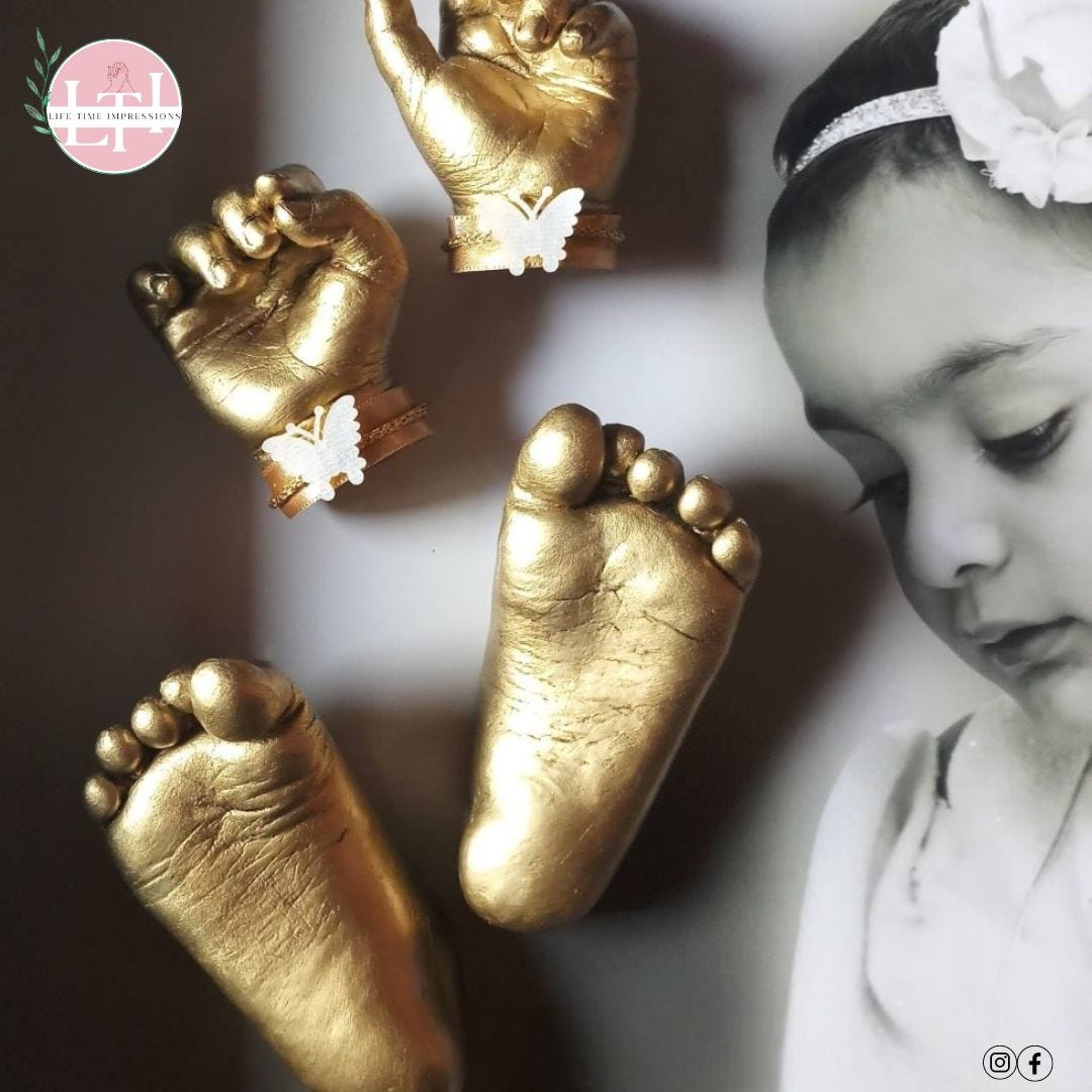 Baby casting - lifetime impressions - Medium