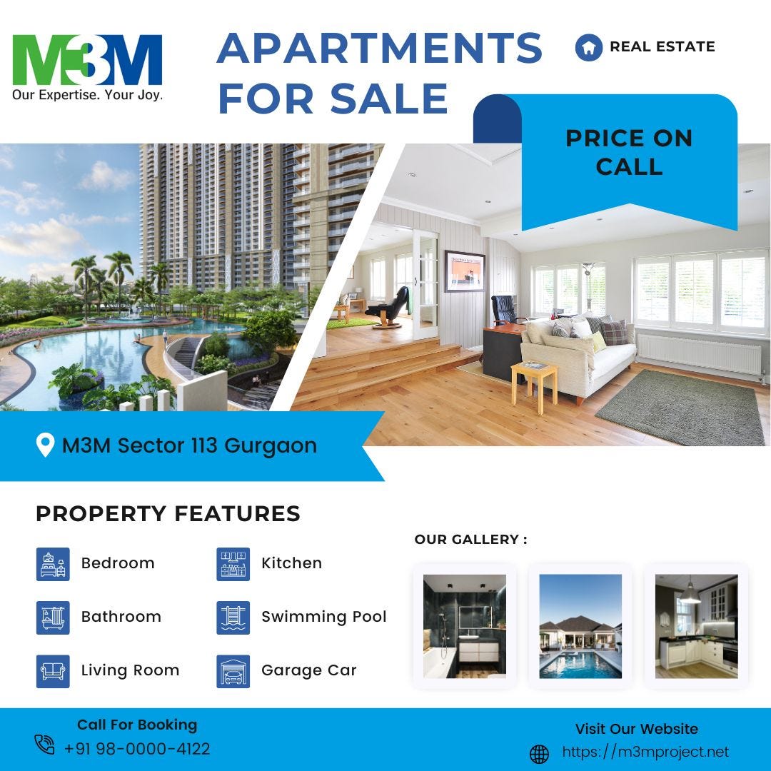 Unlock the Gates to Extravagance at M3M Capital Phase 2 and M3M Golf ...