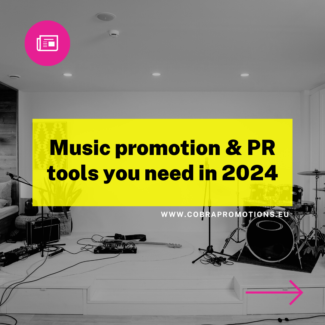 Music promotion & PR tools you need in 2024 | by Cobra Promotions | Jan ...