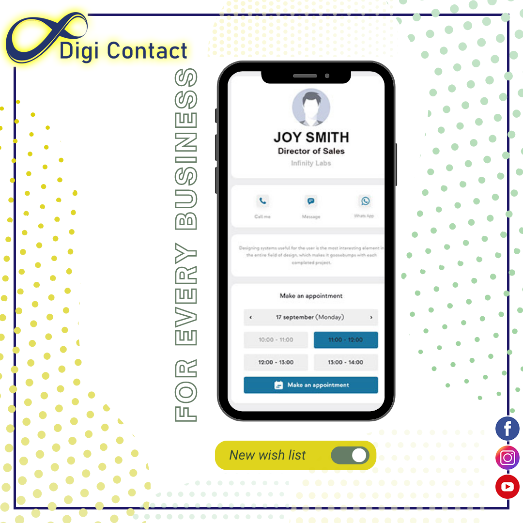 Digital Business Card For Every Business. . . . #digitalcard # ...