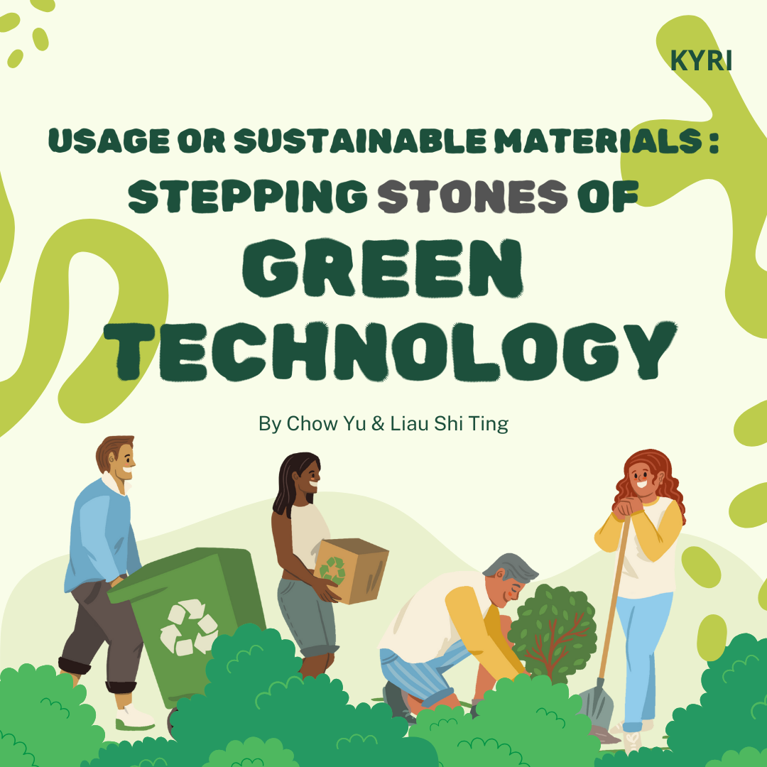Usage of Sustainable Materials: The Stepping Stones of Green ...