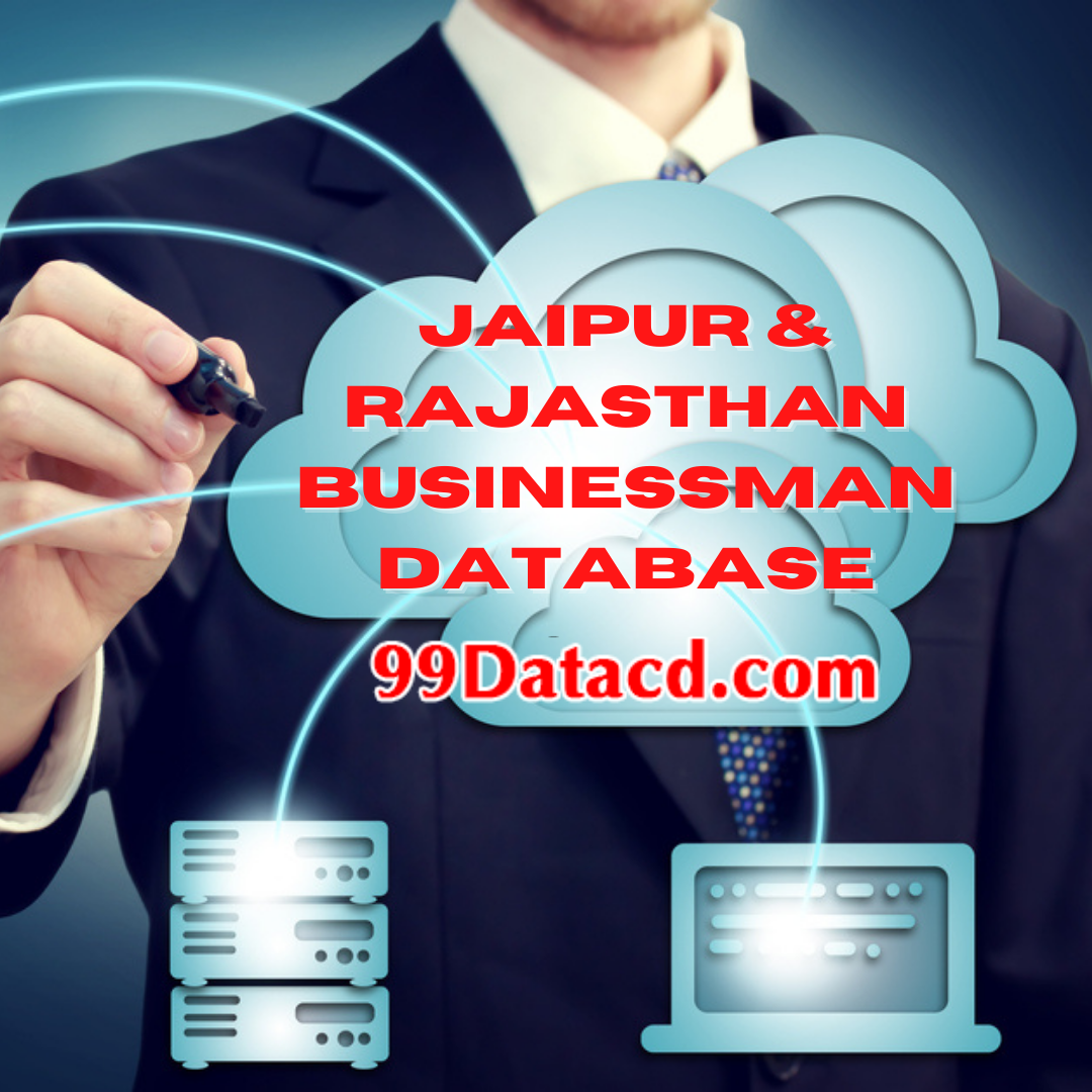 Jaipur & Rajasthan Businessman Database - 99 DATA CD - Medium