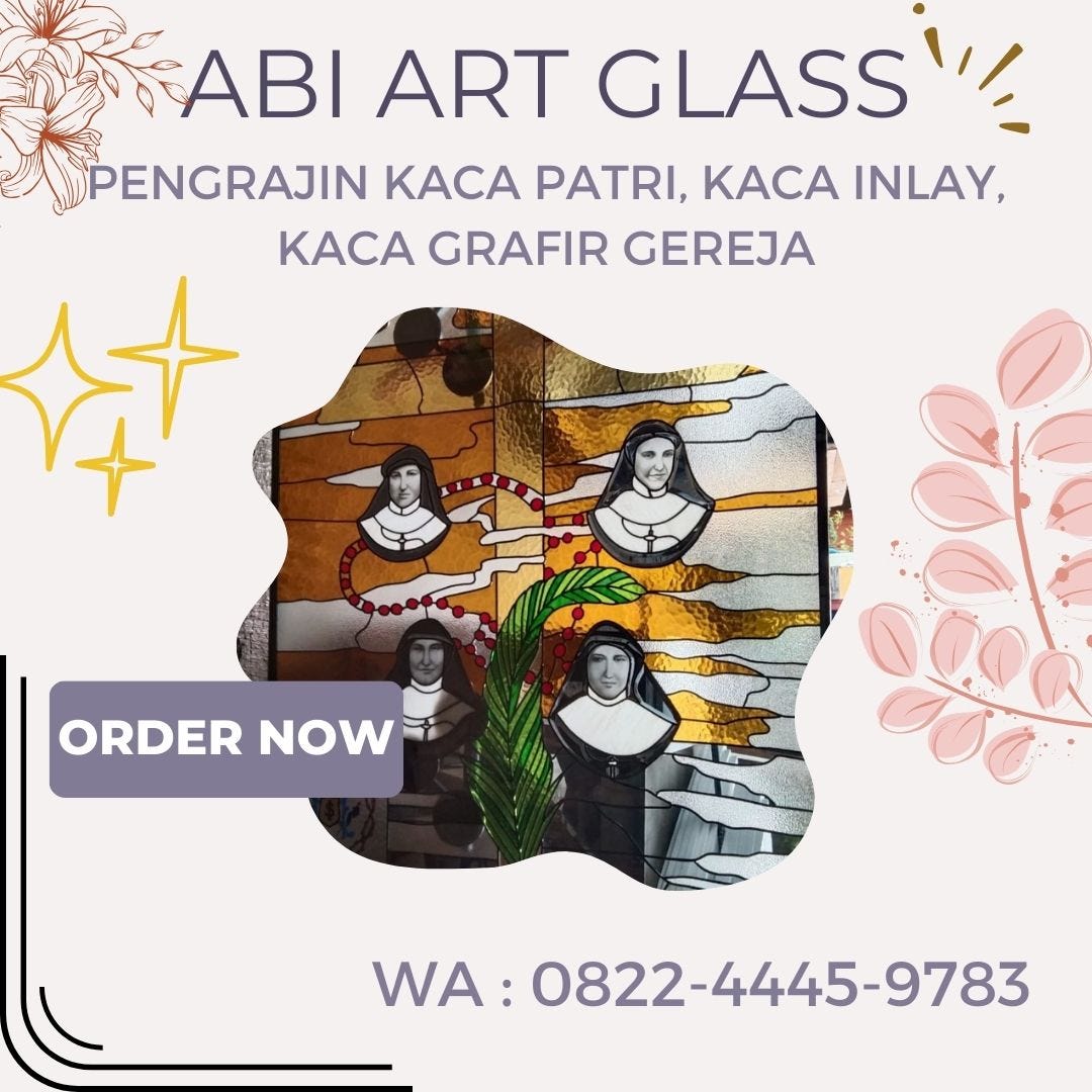 Kerajinan KACA PATRI | KACA INLAY | KACA GRAFIR GEREJA Gianyar, WA ...