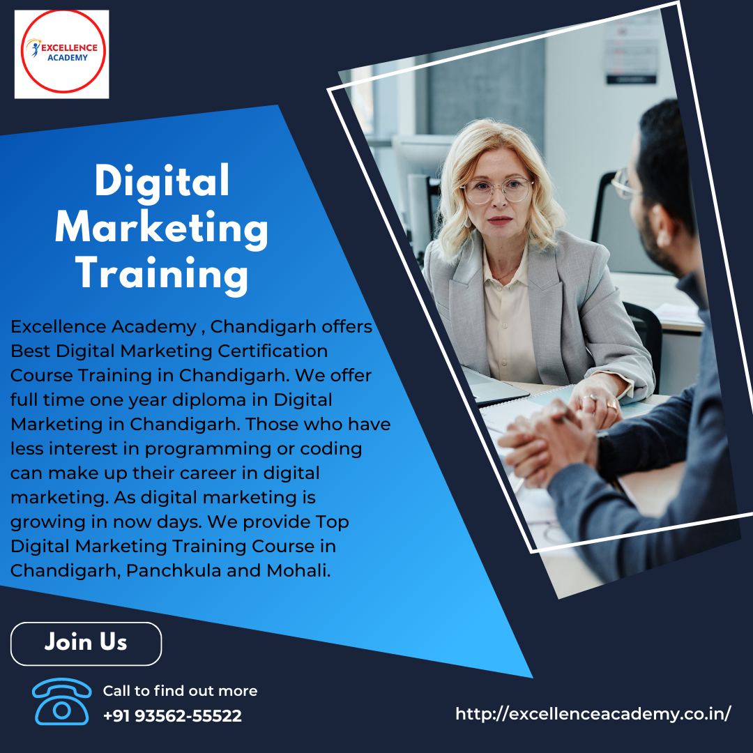 Digital Marketing training in Chandigarh - excellence mukesh - Medium