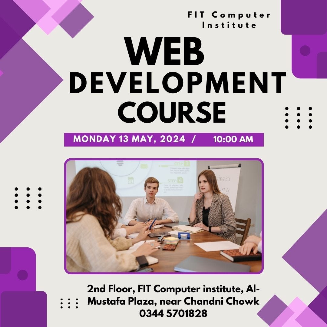 Web Development Courses In Rawalpindi | by FIT Computer institute | May, 2024 | Medium