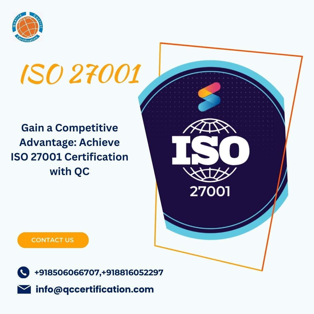 ISO 27001 | Quality Control Certification - Kripa sharma - Medium