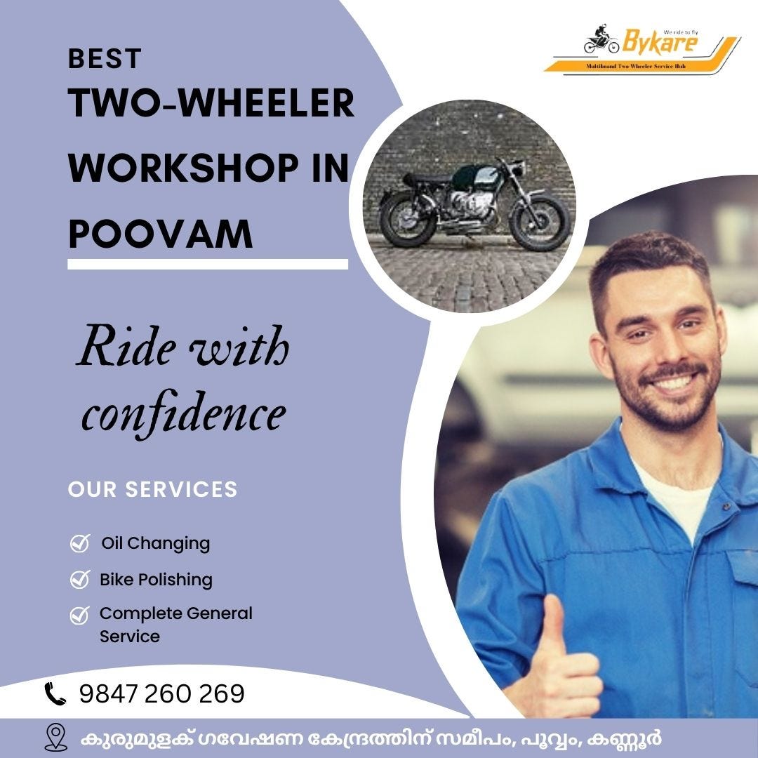 BEST TWO WHEELER WORKSHOP IN POOVAM | by Ujisha | Mar, 2024 | Medium