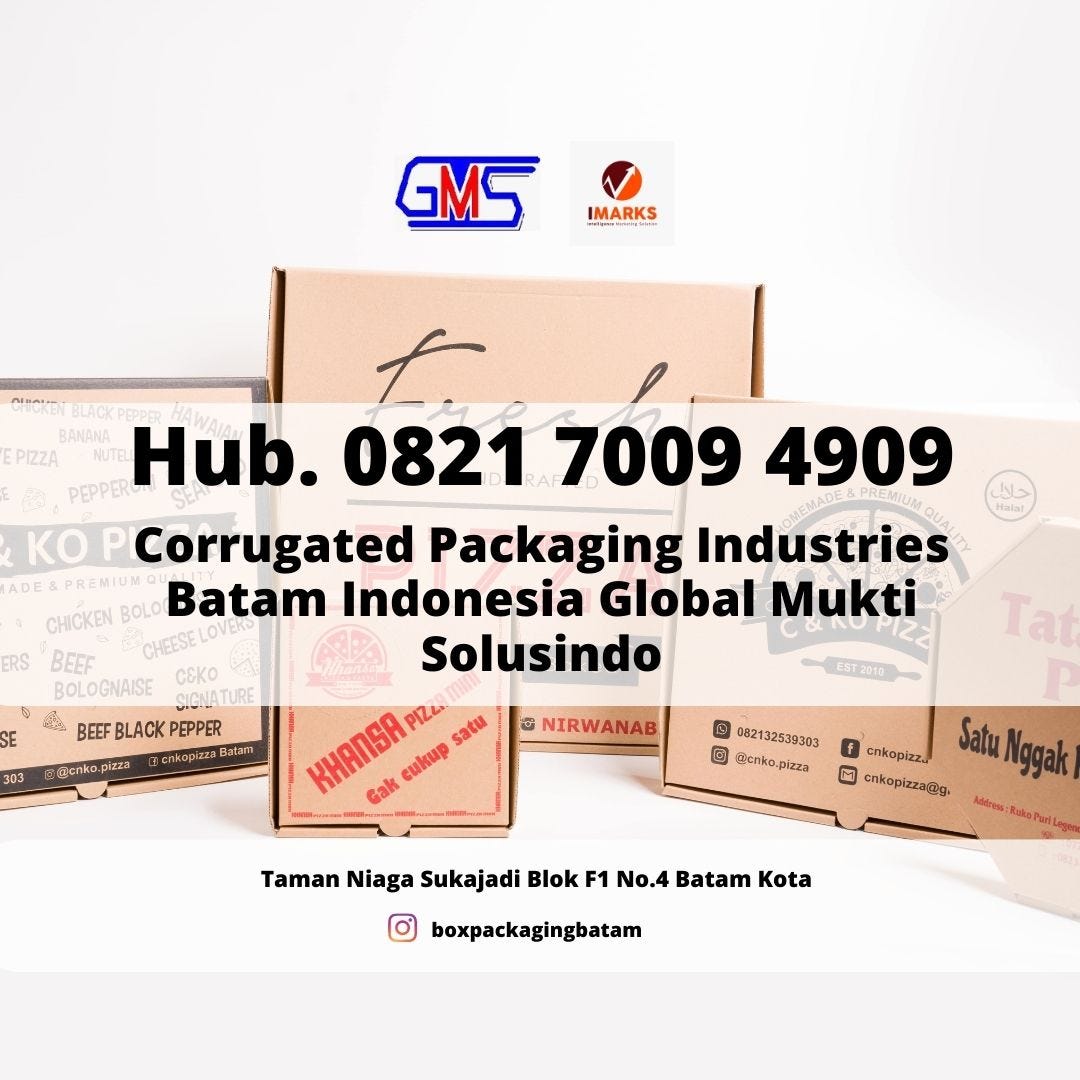 PACKAGING BATAM, Hub. 0821 7009 4909, Corrugated Packaging Industries ...