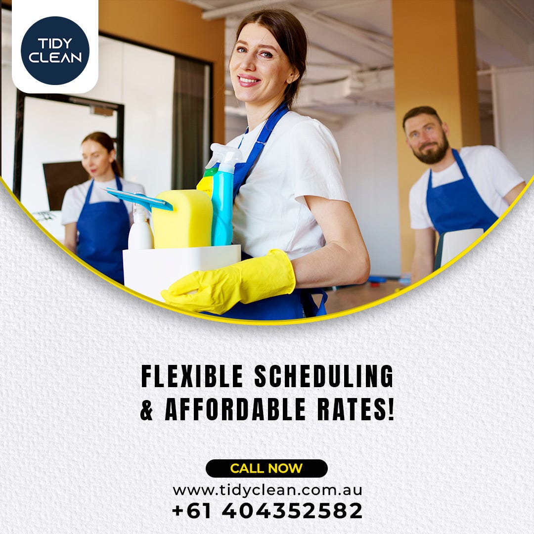 The need of commercial cleaners in Melbourne, VIC | Tidy Clean ...