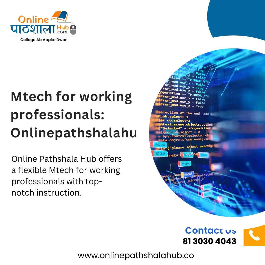 What is M.Tech for Working Professionals All About? | by Vanyasingh ...
