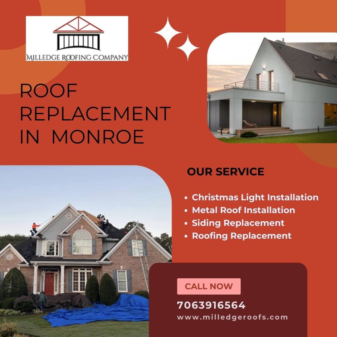 Best Roof Replacement in Monroe - Millege Roofing Company - Medium