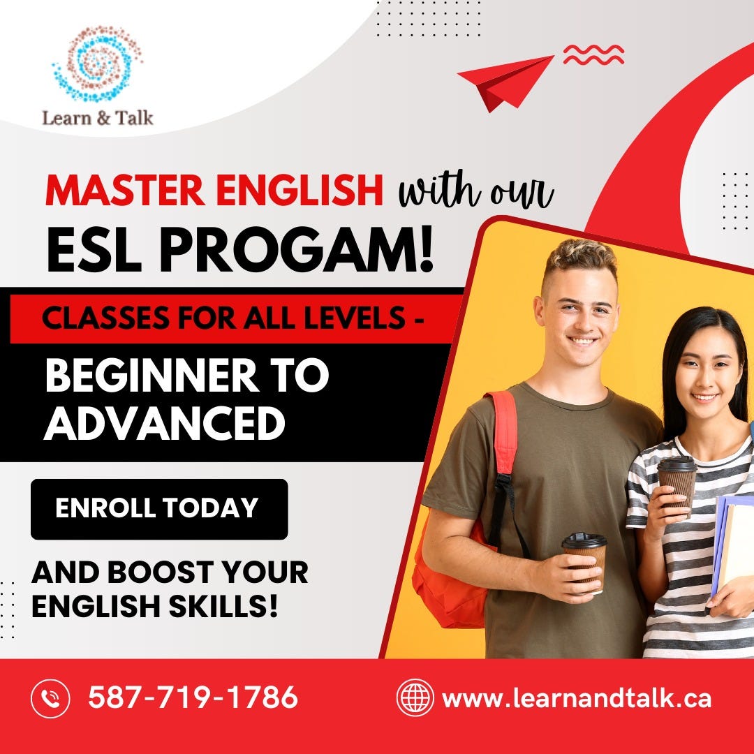 ESL Classes Calgary: Learn and Talk - Learnandtalk.ca - Medium