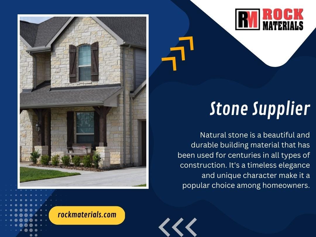 Stone Supplier. From Quarry To Your Door: Why Rock… | by Rock Materials ...